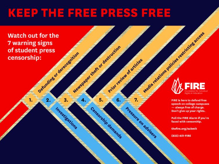 More than ever, student journalists must be on the lookout for censorship